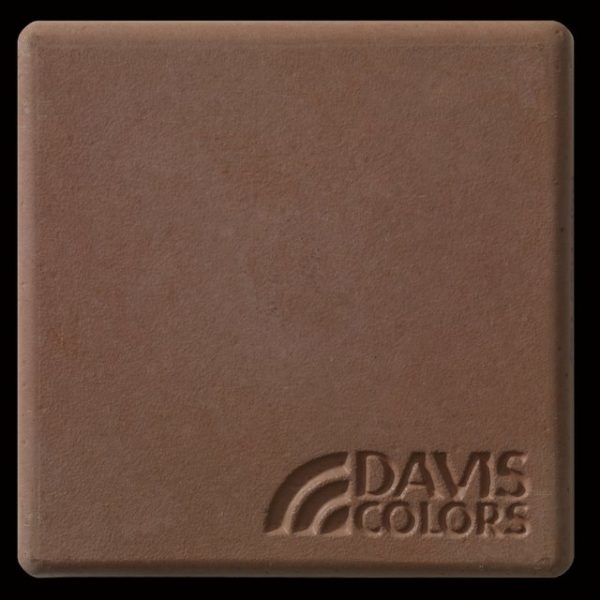 Baja Red - 3 inch x 3 inch sample tile colored with Davis Colors Baja ...