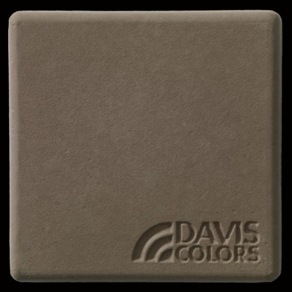 Cocoa - 3 inch x 3 inch sample tile colored with Davis Colors Cocoa ...