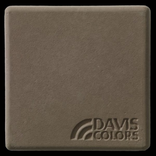 Cocoa - 3 inch x 3 inch sample tile colored with Davis Colors Cocoa ...
